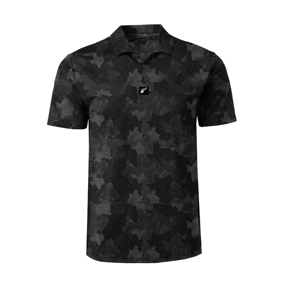 Blackout Golf Polo - *PRE-ORDERS* – Hoot Camo