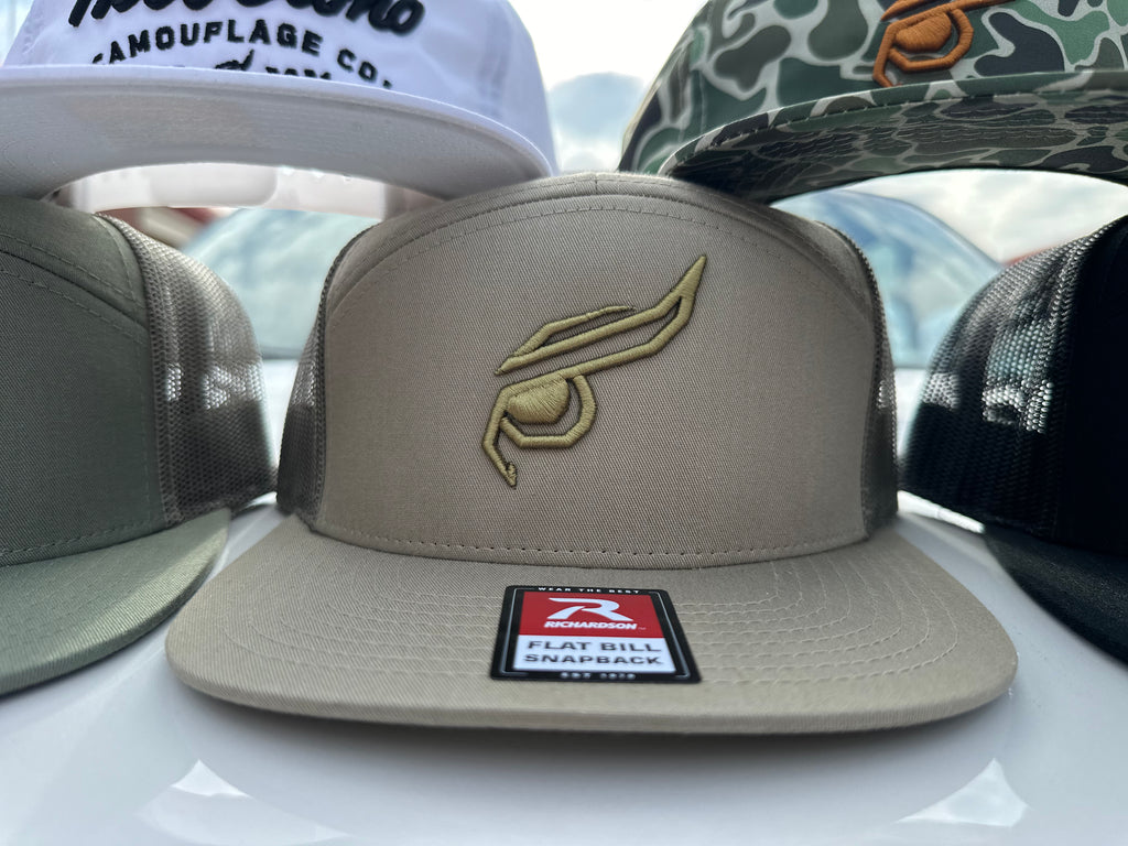 Khaki/Loden 7 Panel – Hoot Camo