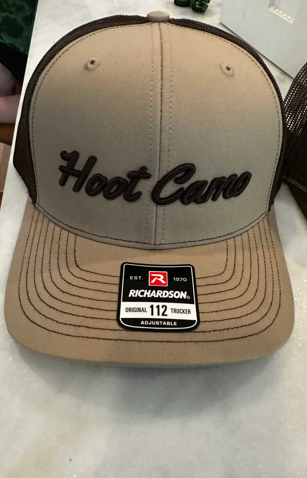 Coffee and Khaki Cap – Hoot Camo