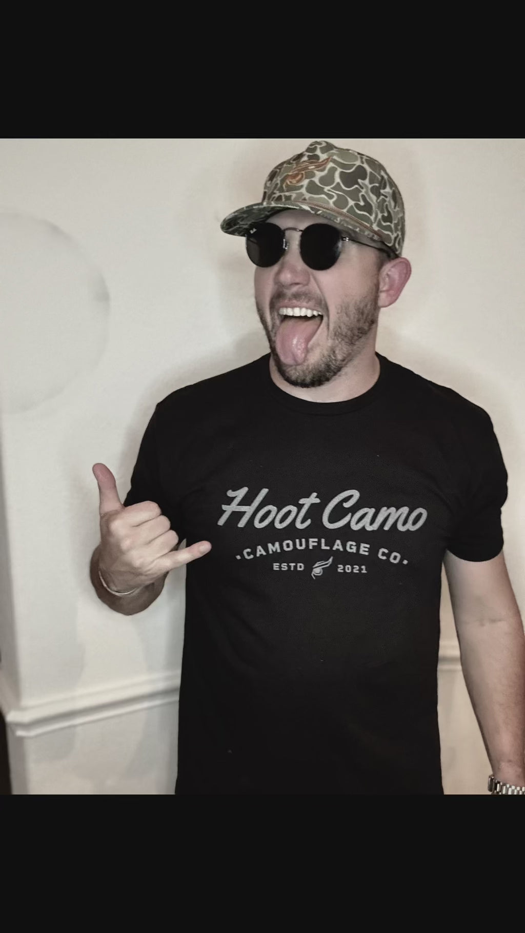 Script Logo Tee – Hoot Camo